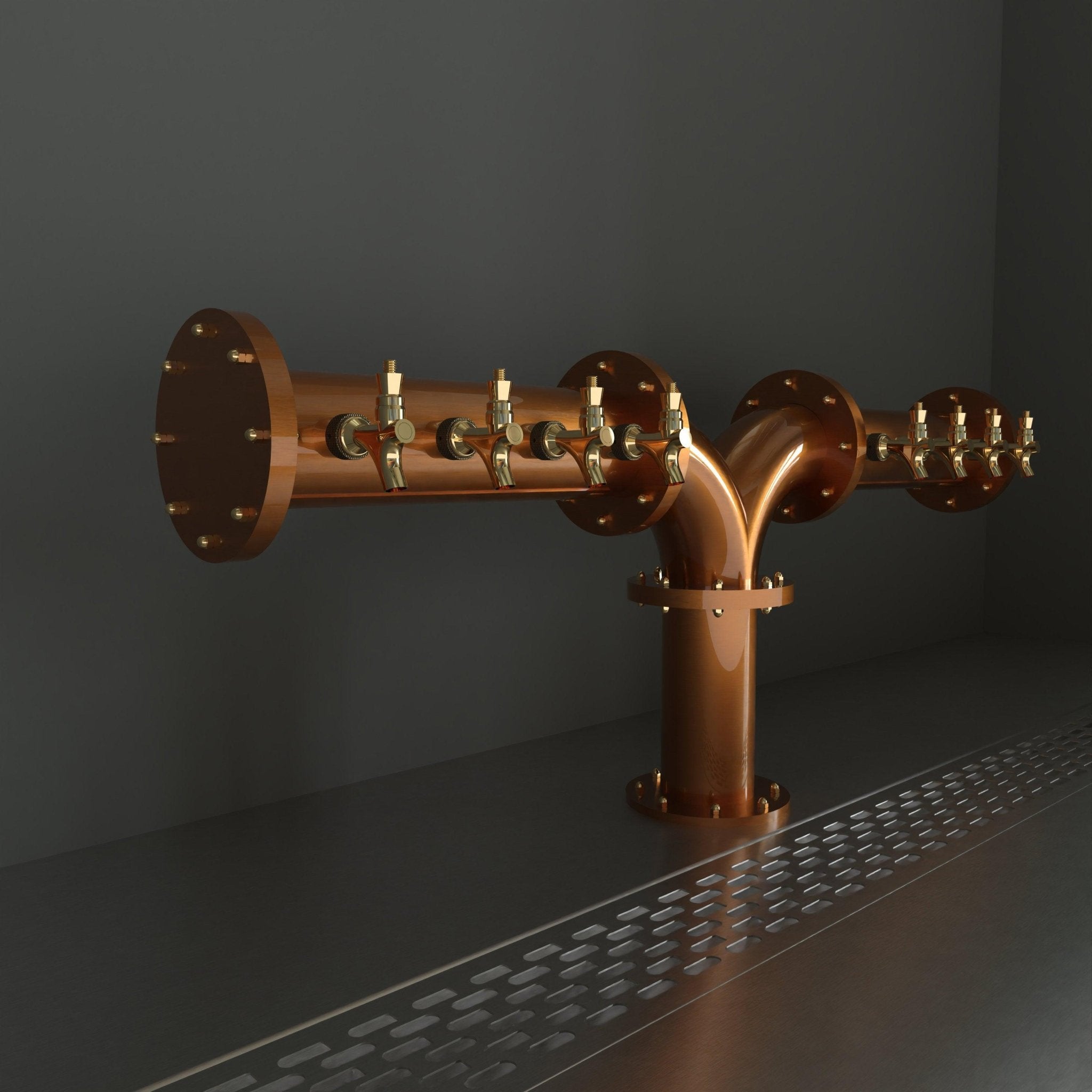 Candy Copper Draft Beer Tower - Aerial Odyssey Tee 4in – Fût Mauricie