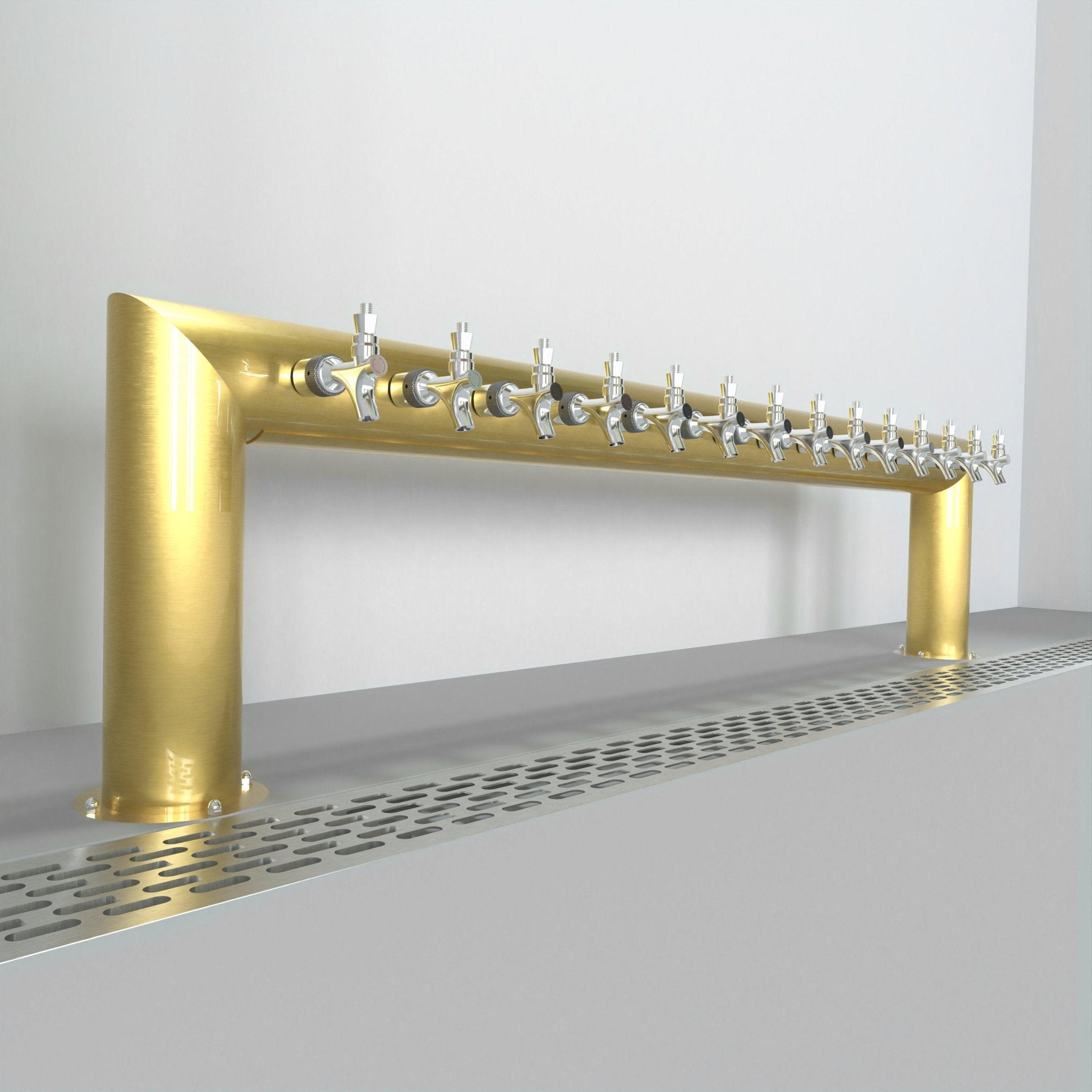Gold Draft Beer Tower - Pass Thru Bridge 4in – Fût Mauricie