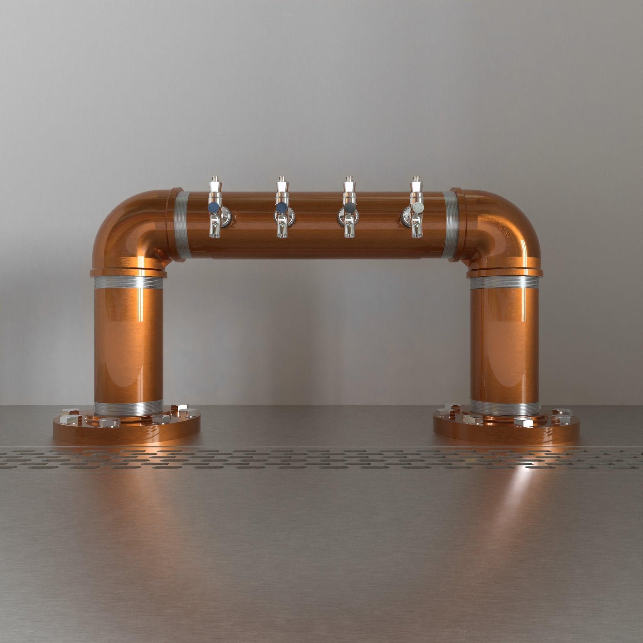 Copper Draft Beer Tower